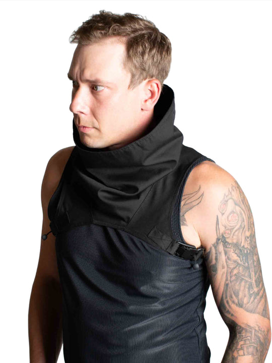 Modular Cowls: Functional Cyberpunk Fashion by Crisiswear