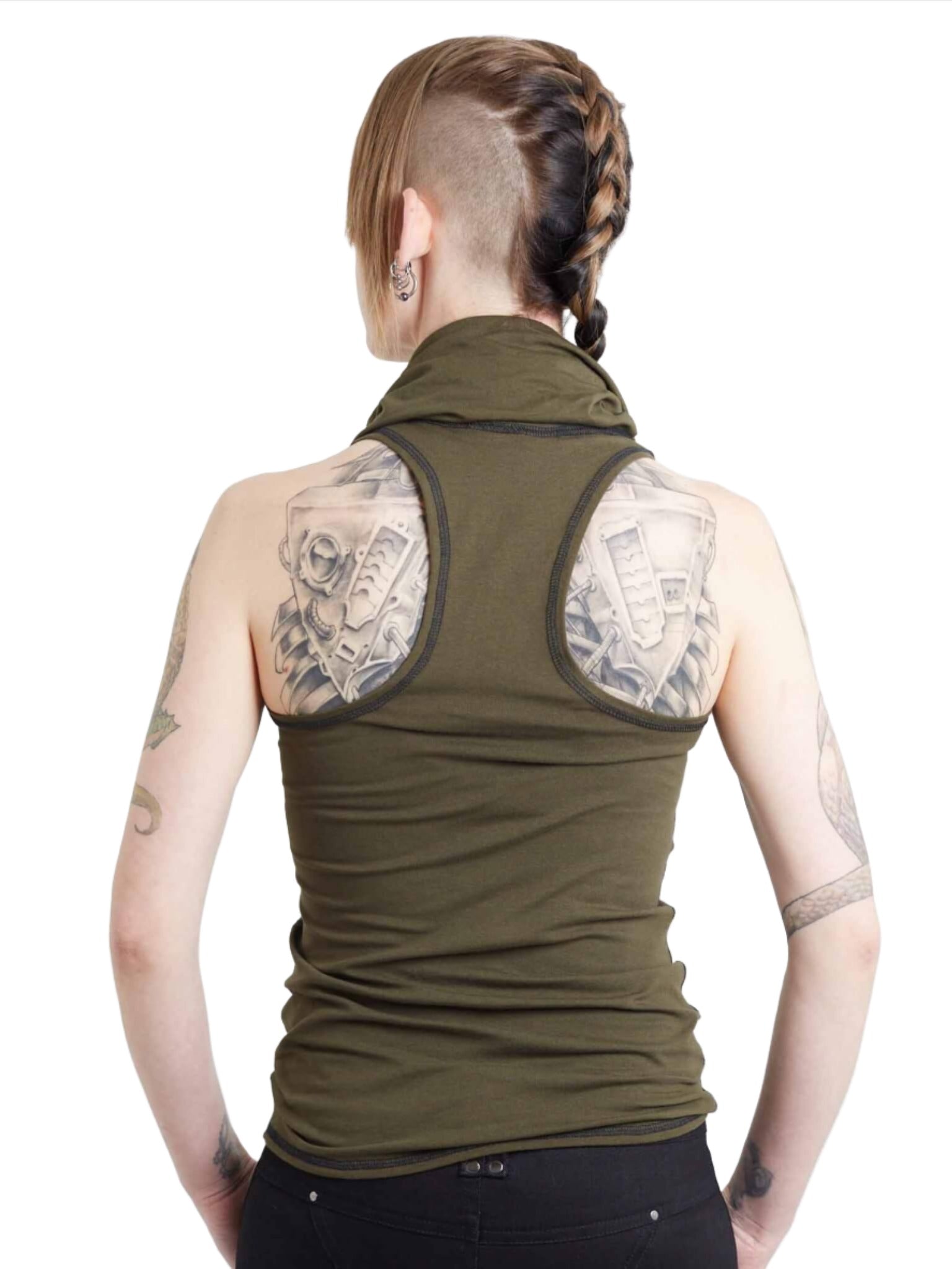 Razorback Tank MKII: Dynamic Lycra/Cotton Cyberpunk Top – Crisiswear
