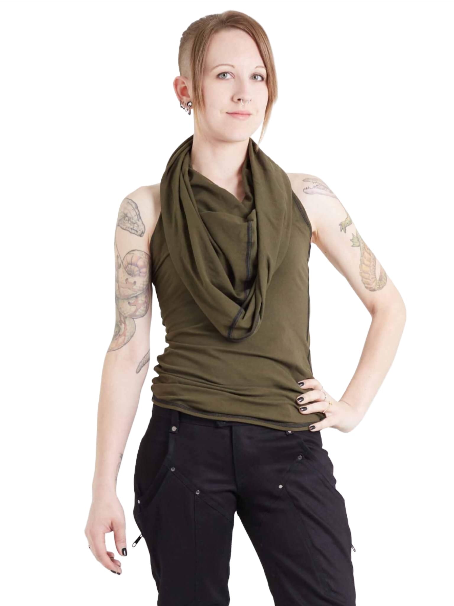 Razorback Tank MKII: Dynamic Lycra/Cotton Cyberpunk Top – Crisiswear